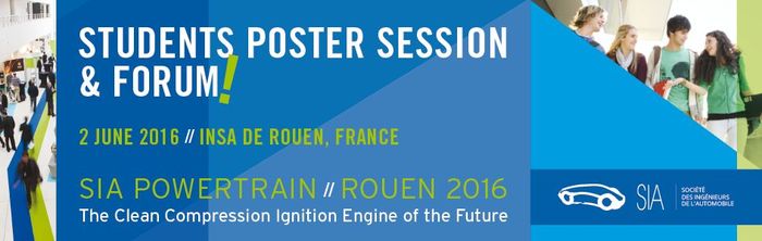 Students Poster Session and Forum - SIA Powertrain Rouen 2016 - SIA